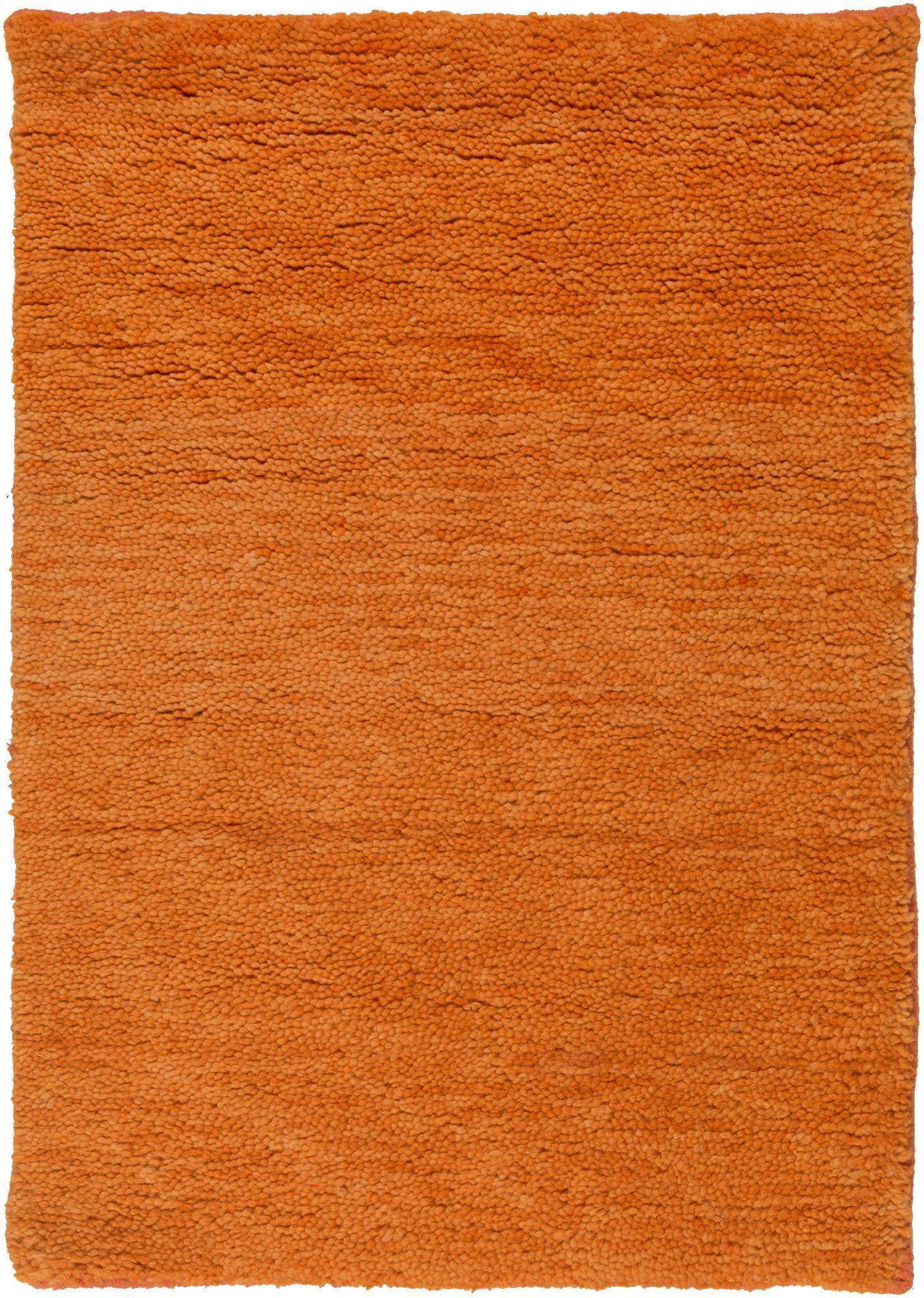 Mark&Day Wool Area Rugs, 2x3 Coweta Modern Burnt Orange Area Rug (2' x ...