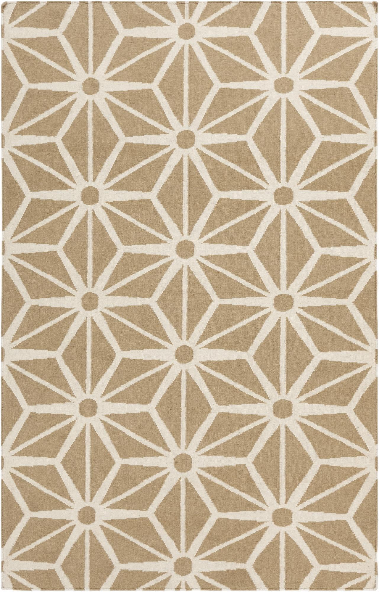 Mark&Day Wool Area Rugs, 2x3 Dyess Modern Camel Area Rug (2' x 3 ...