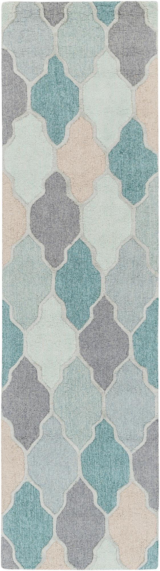 Mark&Day Wool Area Rugs, 2x8 Cagliari Cottage Charcoal Runner Area Rug ...