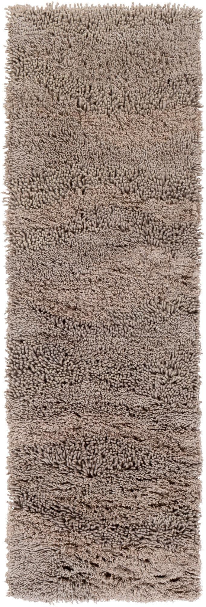 Mark&Day Wool Area Rugs, 2x8 Caroline Modern Taupe Runner Area Rug (2'6 ...