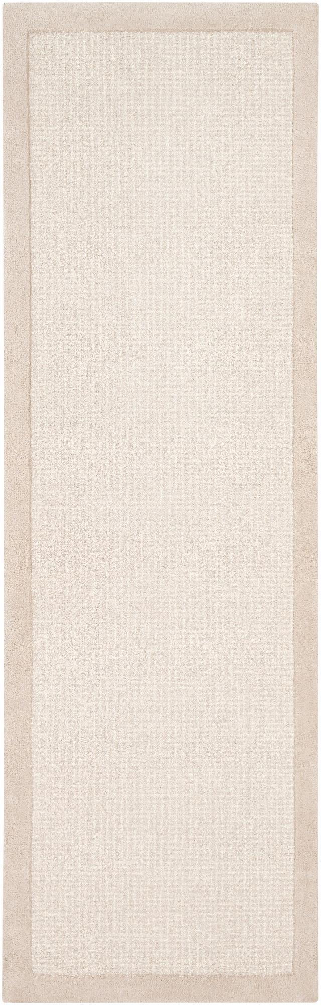 Mark&Day Wool Area Rugs, 2x8 Earby Modern Light Gray Runner Area Rug (2 ...