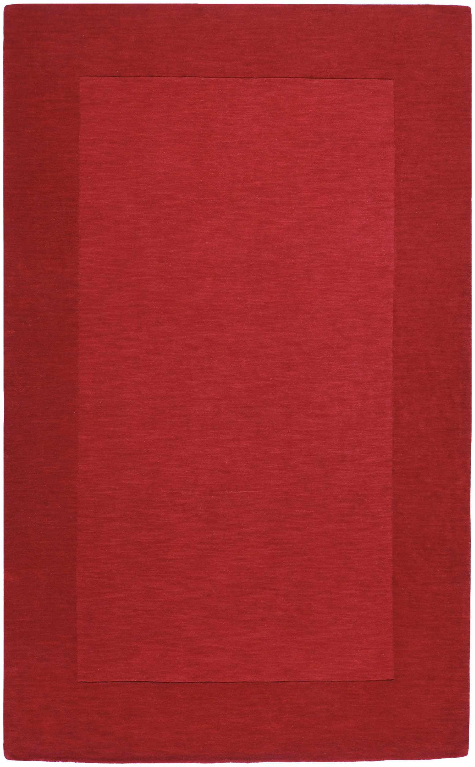 Mark&Day Wool Area Rugs, 3x5 Reims Modern Dark Red Area Rug (3'3" x 5'3 ...