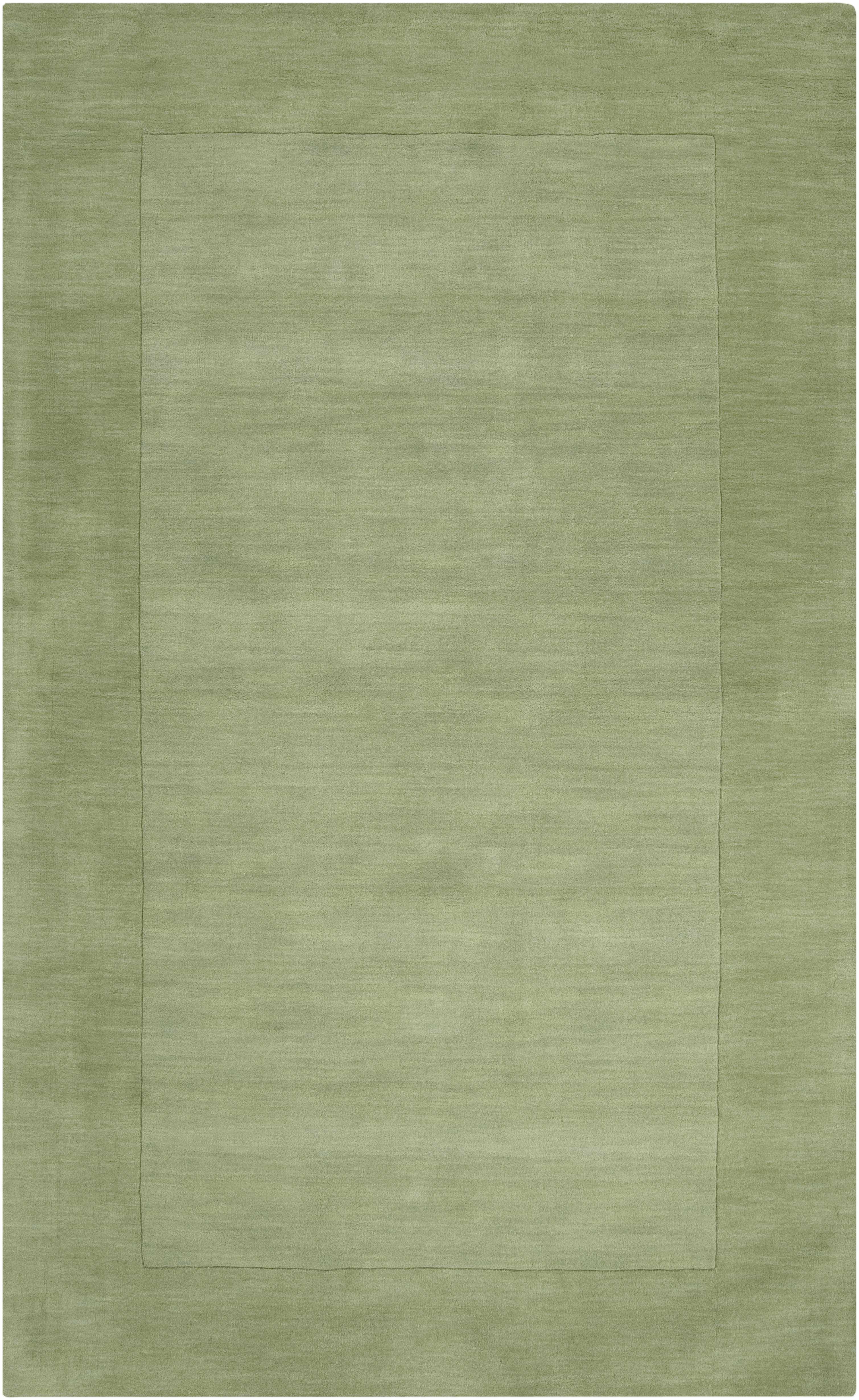 Mark&Day Wool Area Rugs, 3x5 Reims Modern Grass Green Area Rug (3'3" x ...
