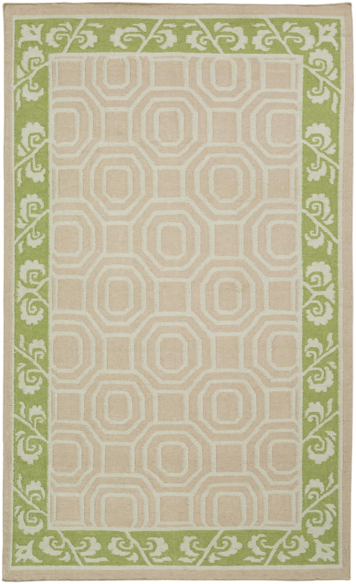 Mark&Day Wool Area Rugs, 5x8 Millry Modern Taupe Grass Green Area Rug ...