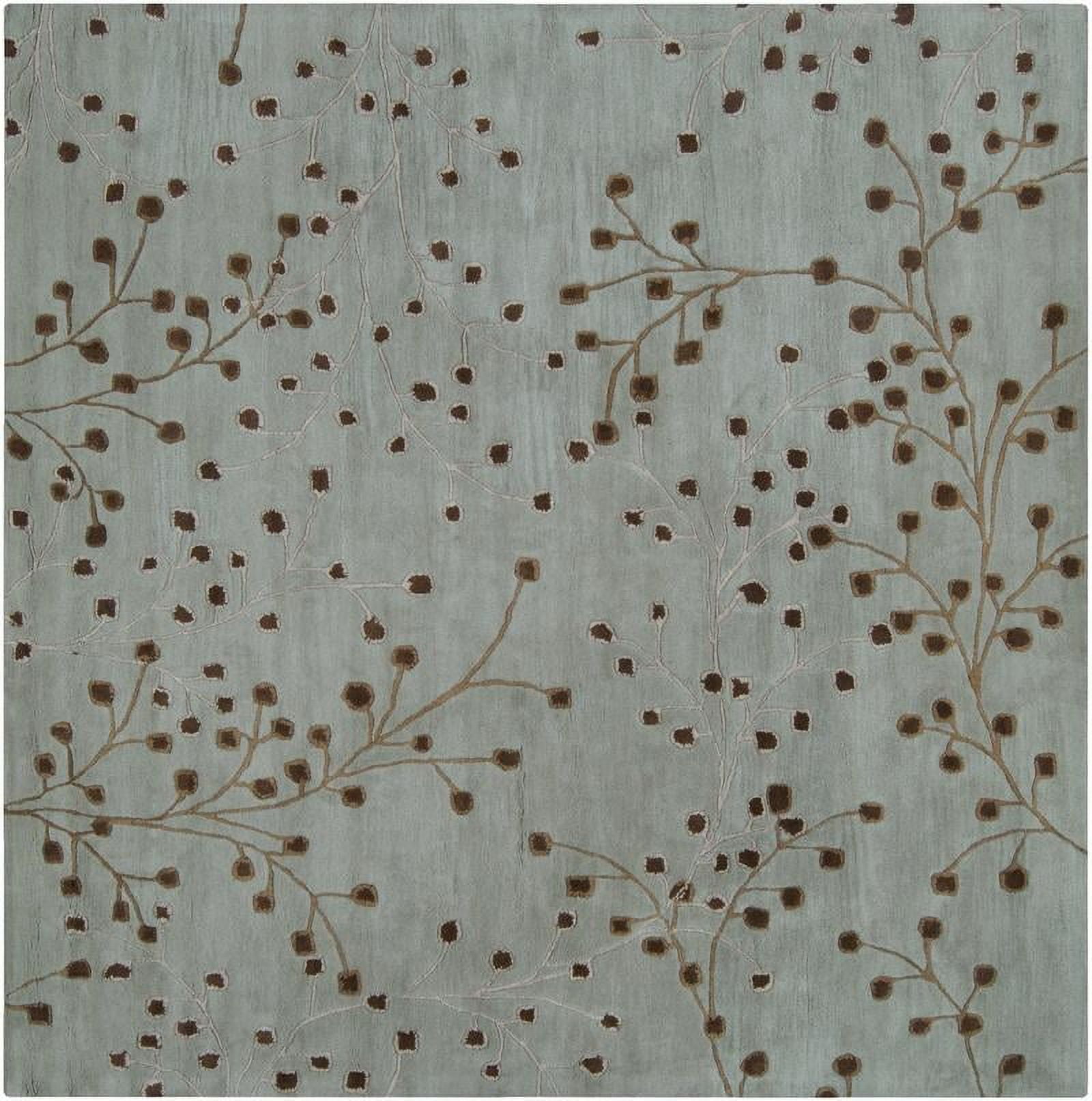 Mark&Day Wool Rugs, 6x6 Le Havre Cottage Sage Square Area Rug, Yellow ...