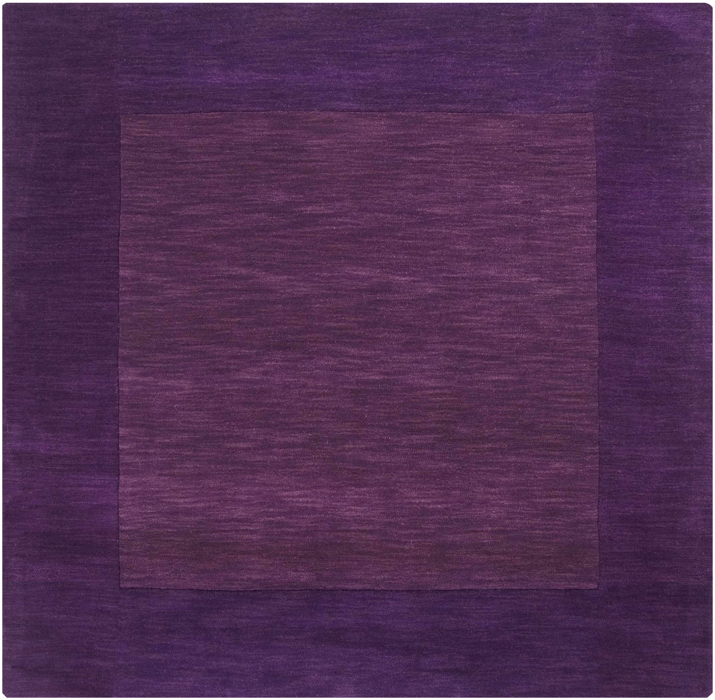 Mark&Day Wool Area Rugs, 6x6 Reims Modern Violet Square Area Rug (6 ...