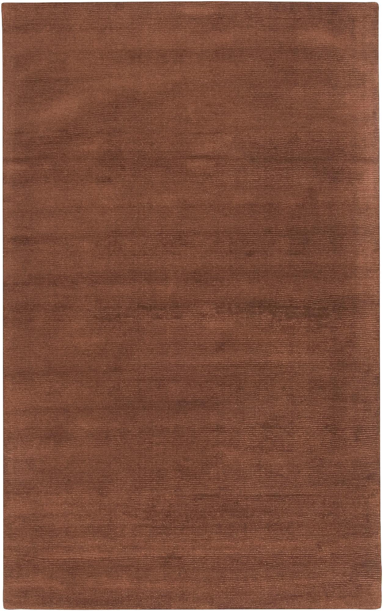 Mark&Day Wool Area Rugs, 7x9 Rennes Modern Dark Brown Area Rug (7'6" x ...