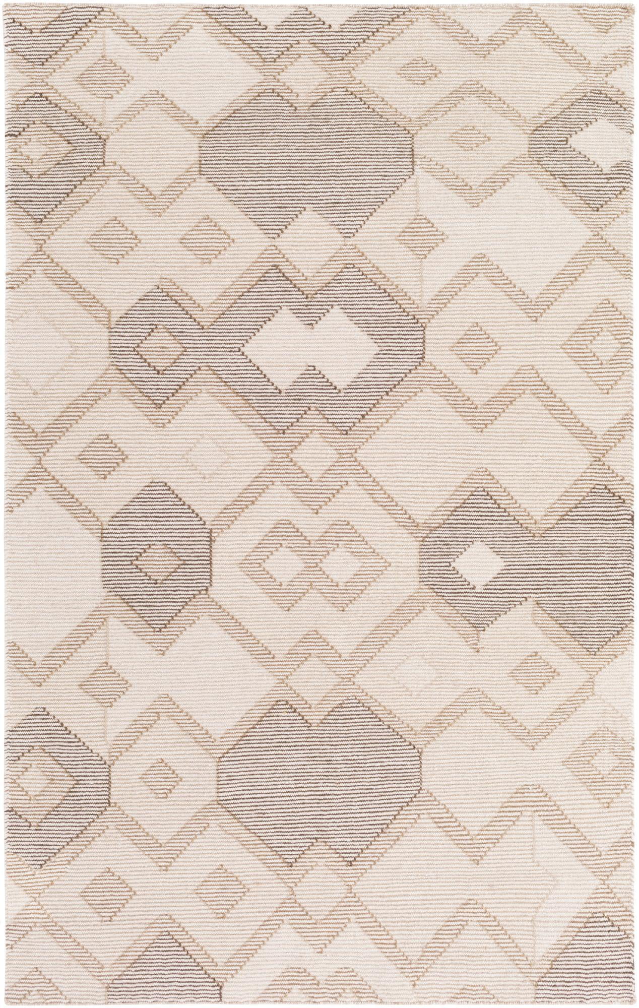 Mark&Day Wool Area Rugs, 8x10 Clarksville Modern Neutral Brown Area Rug ...