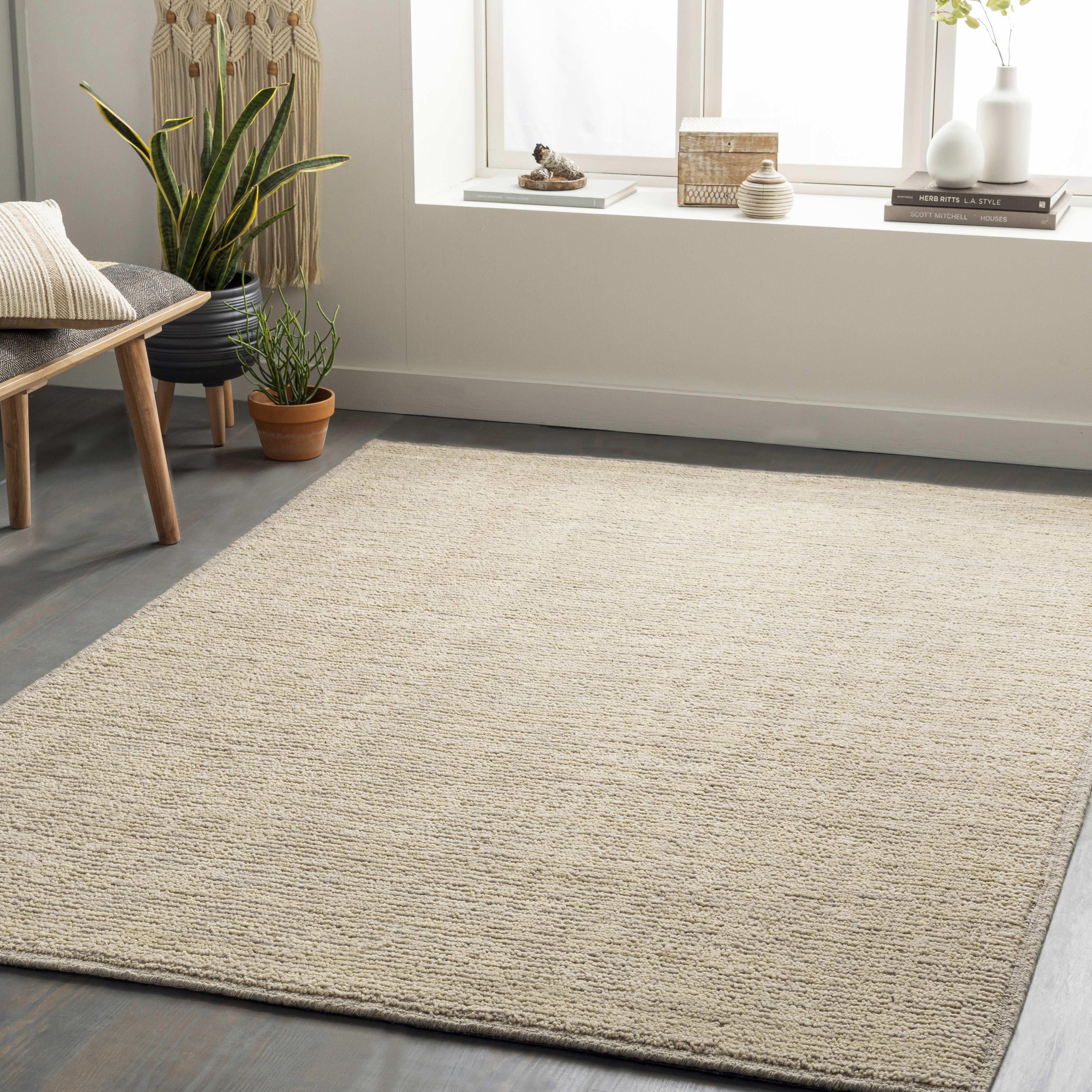 Mark&Day Wool Area Rugs, 8x10 Jack Modern Beige Area Rug (8' x 10 ...