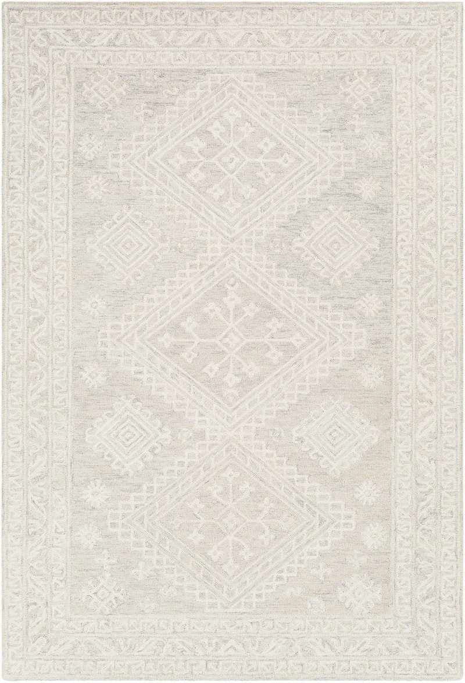 Mark&Day Wool Rugs, 8x10 Ubbena Traditional Taupe Area Rug, Beige ...