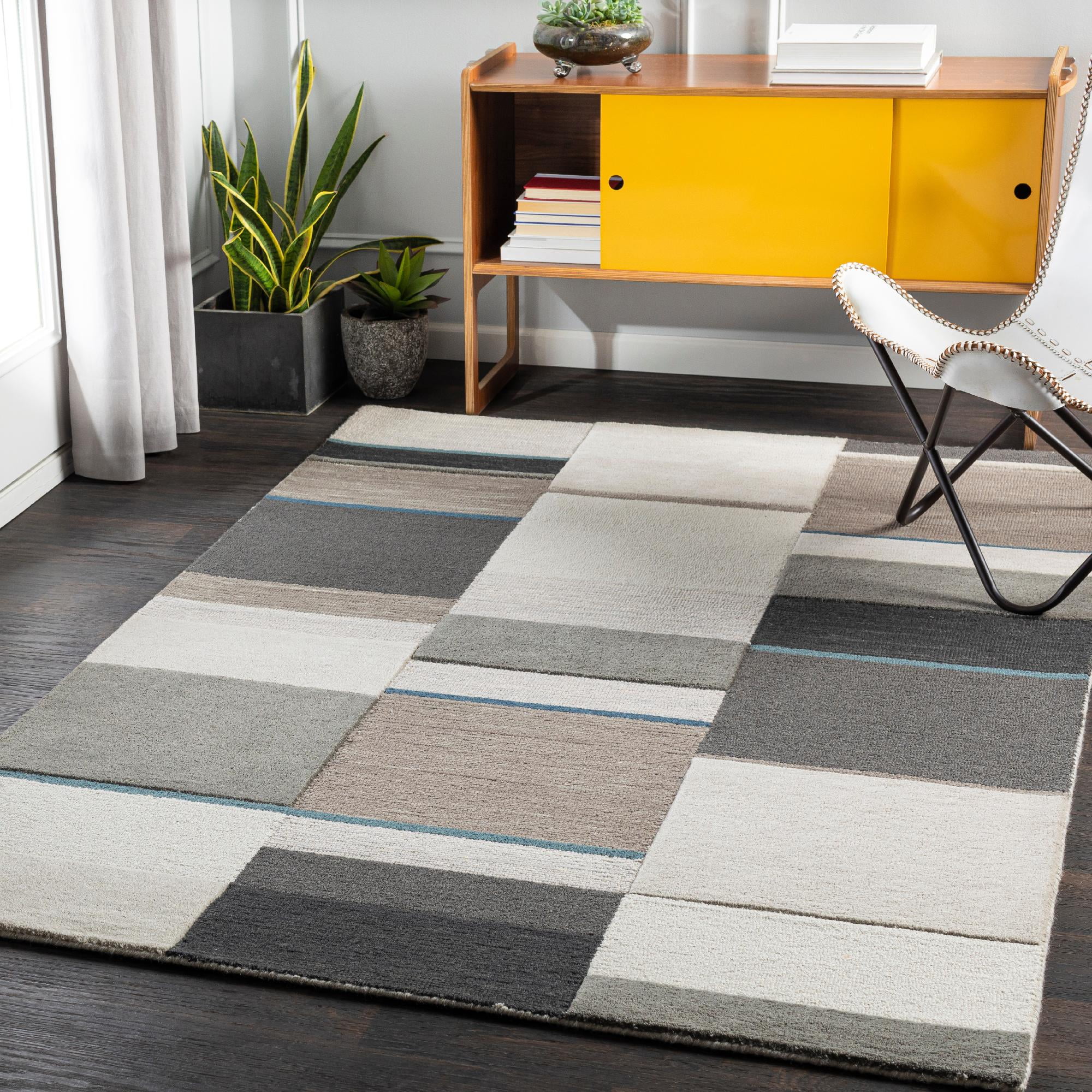 Mark&Day Wool Area Rugs, 8x10 Watergang Modern Camel Area Rug (8' x 10 ...