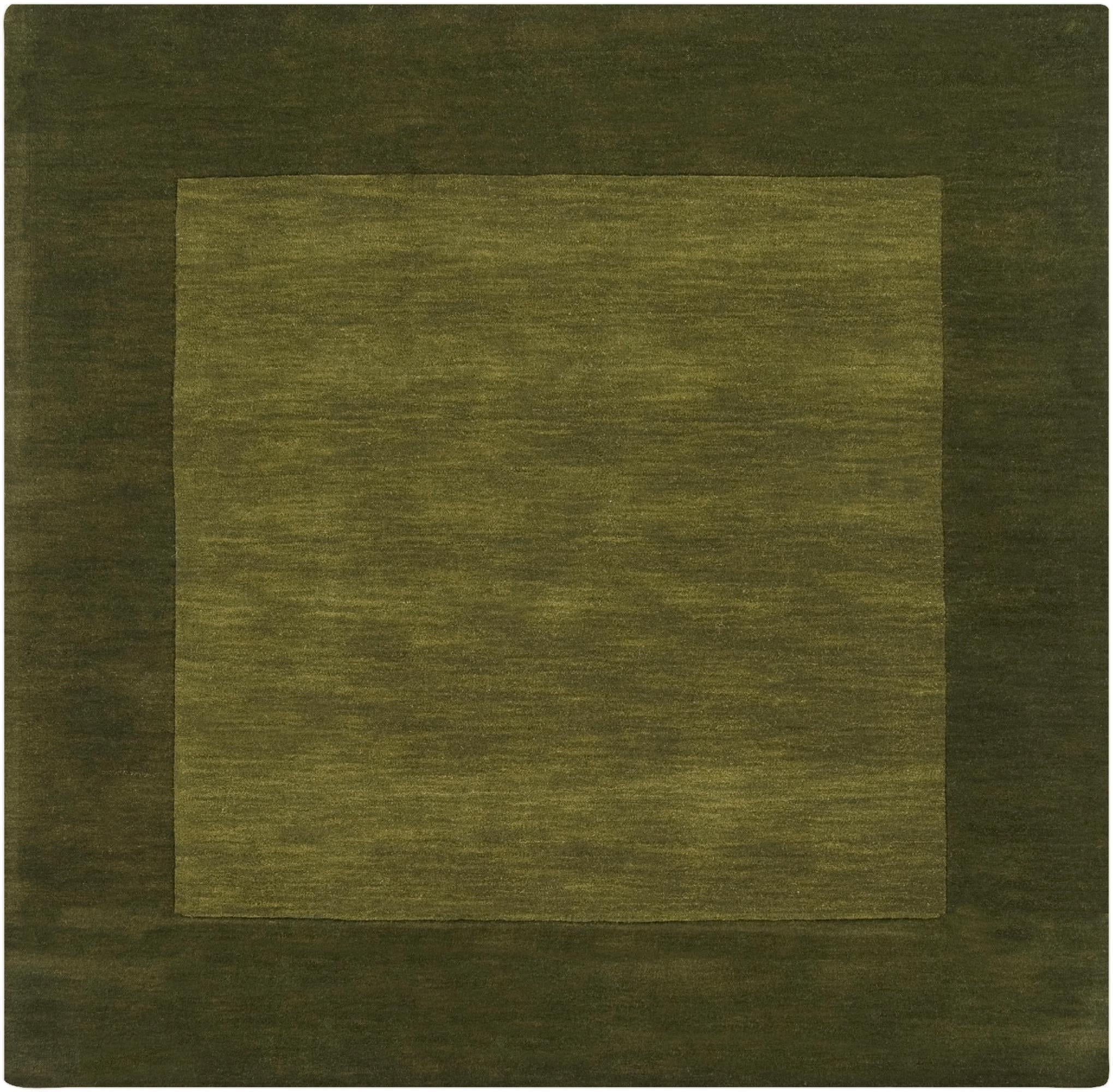 Mark&Day Wool Area Rugs, 8x8 Reims Modern Olive Square Area Rug (8 ...