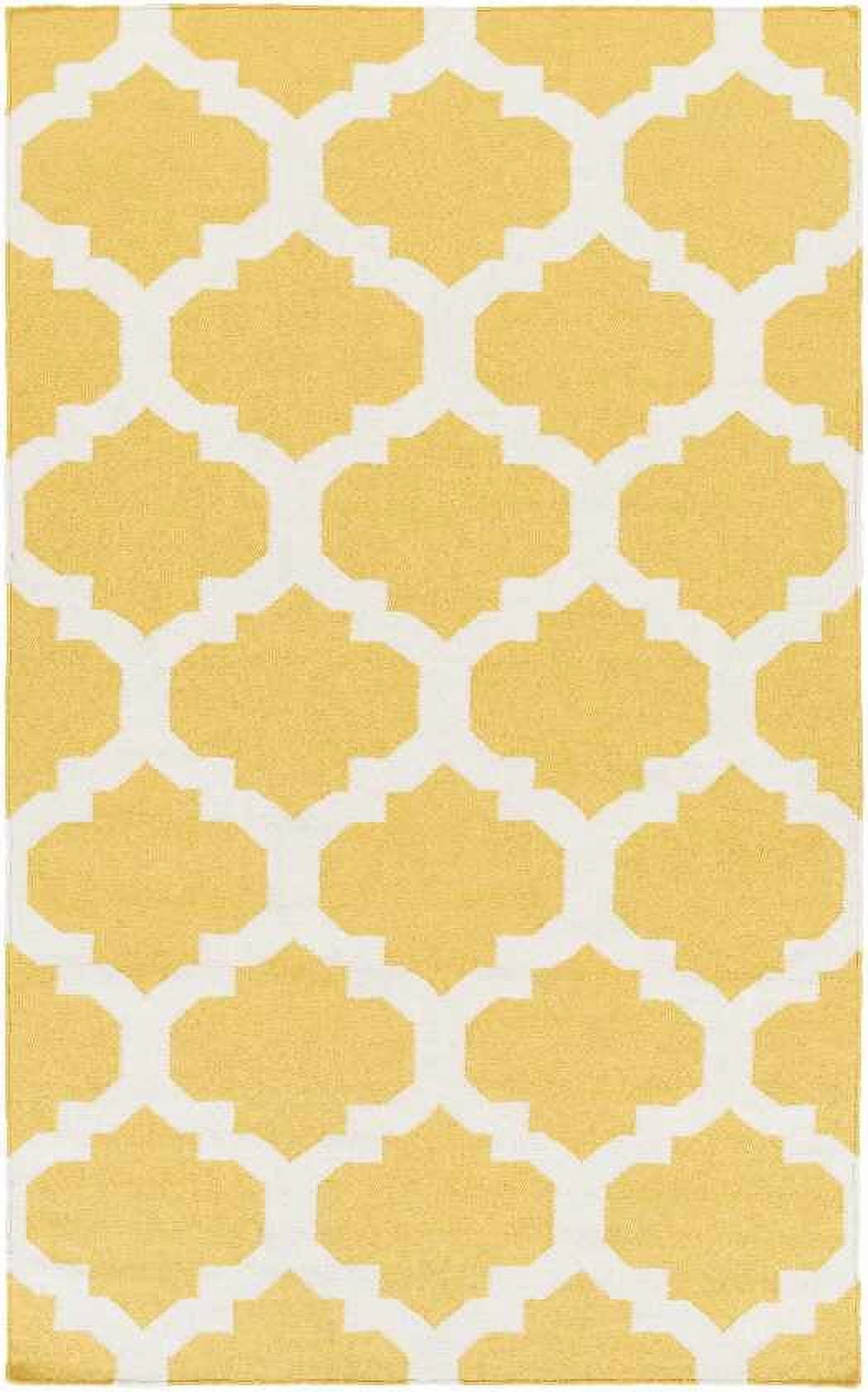 Mark&Day Wool Area Rugs, 9x12 Avera Modern Yellow Area Rug (9' x 12 ...