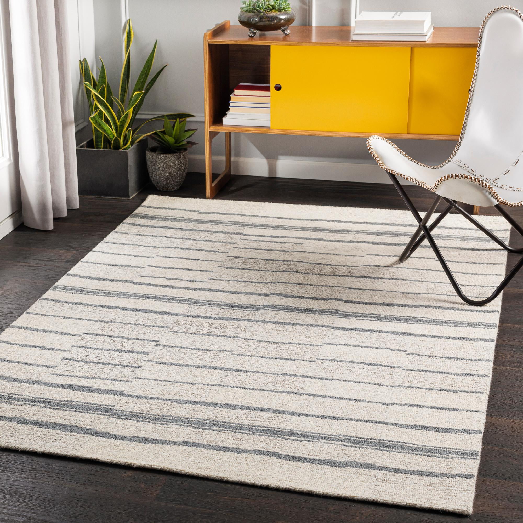 Mark&Day Wool Area Rugs, 9x12 Kerkeind Global Taupe Area Rug (8'10" x ...