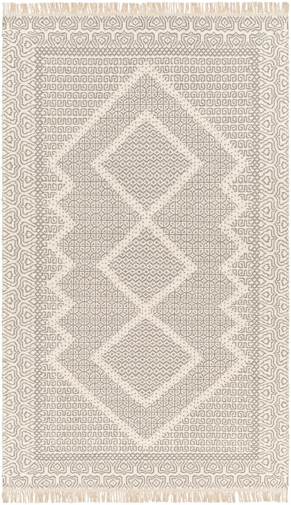 Mark&Day Wool Area Rugs, 9x12 Nishnabotny Cottage Light Gray Area Rug ...