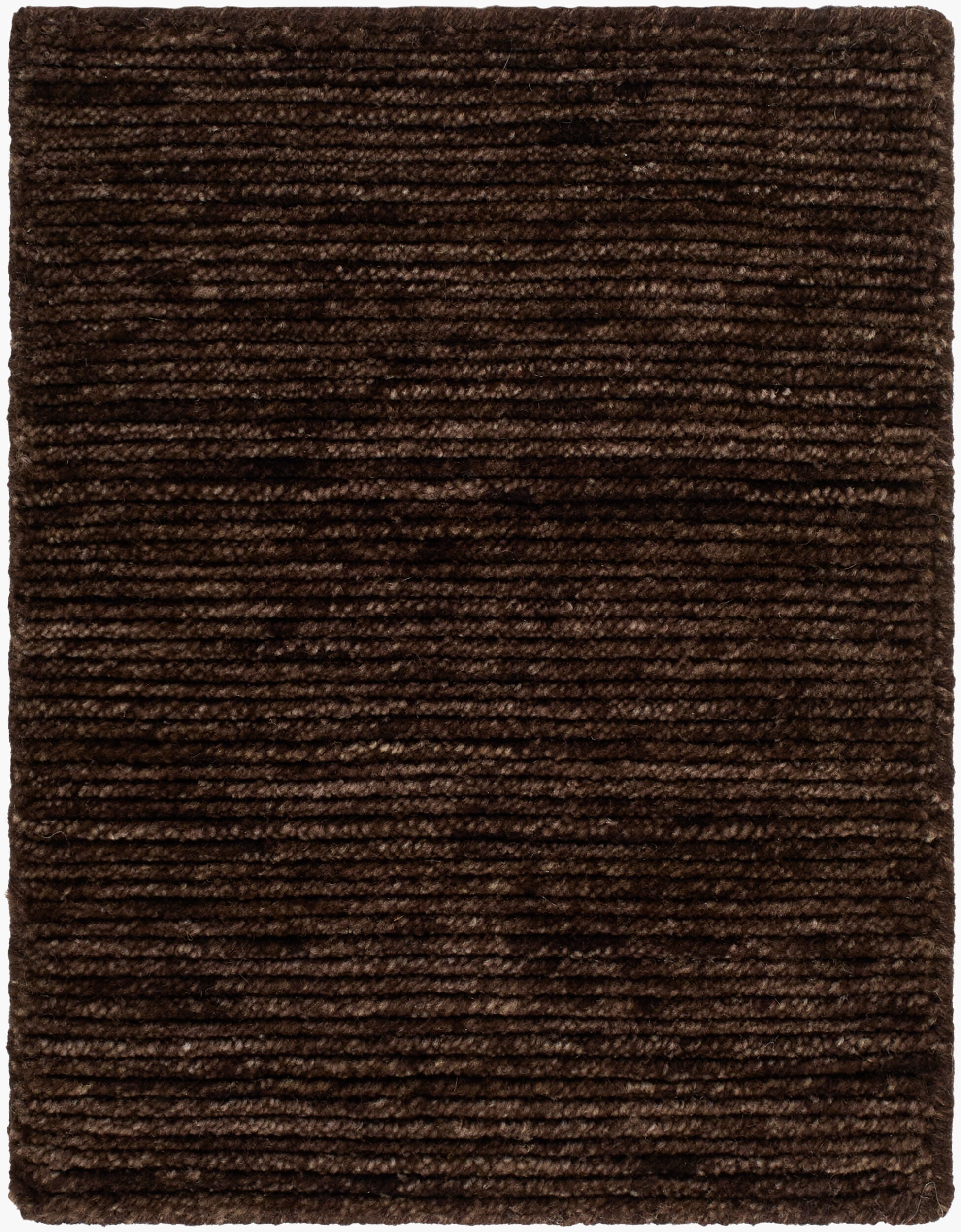 Mark&Day Wool Rugs, 5x7 Channell Cottage Dark Brown Area Rug, Dark ...