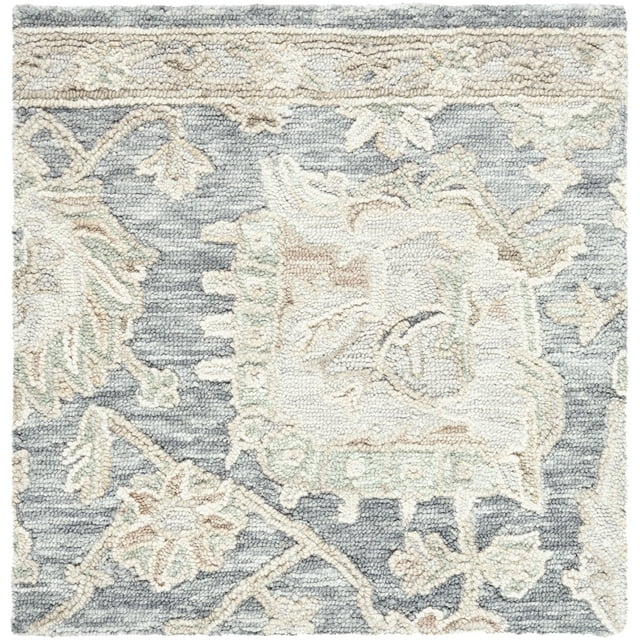 Mark&Day Wool Rugs, 6x9 Mahala Traditional Silver Area Rug (6' x 9 ...