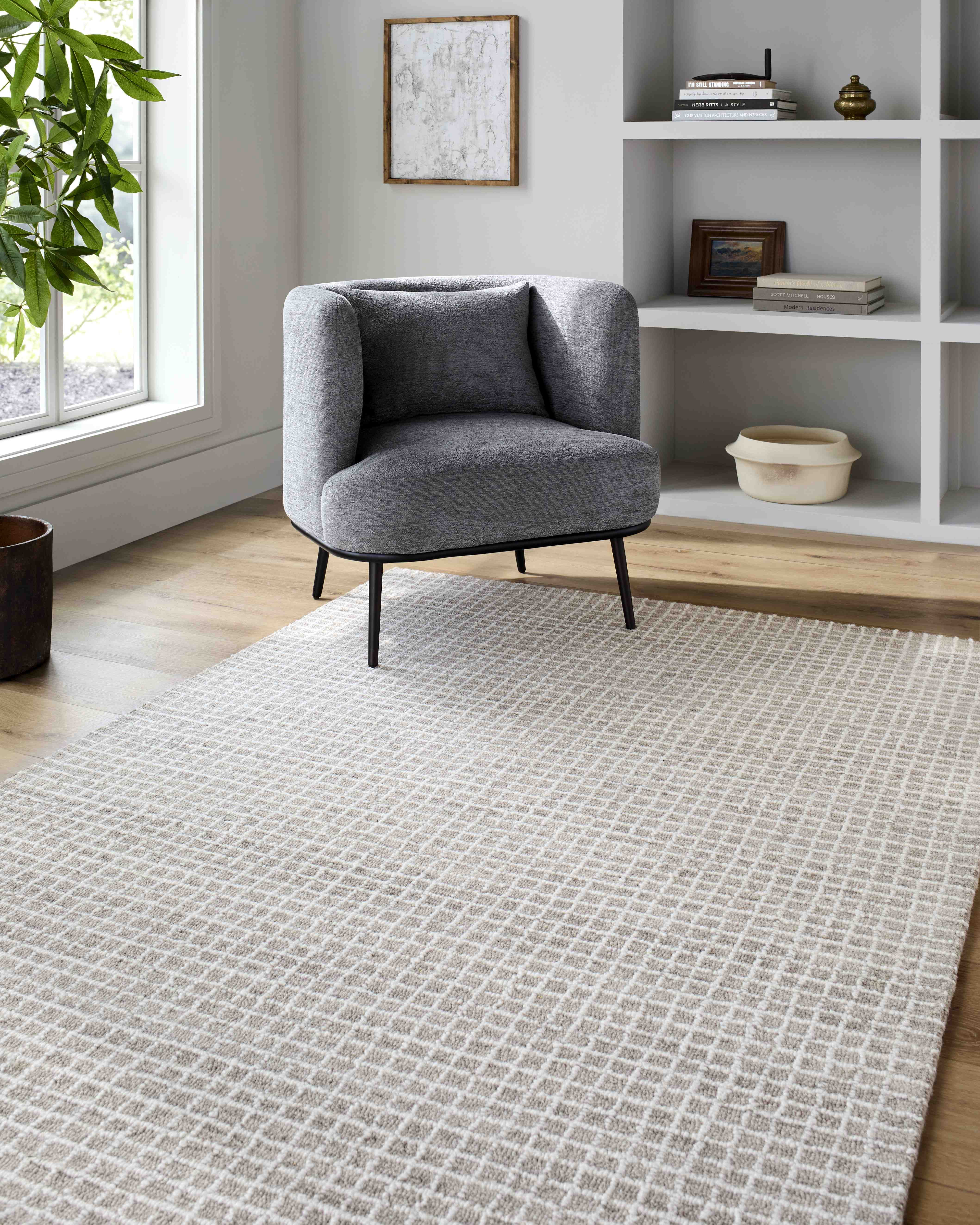 Mark&Day Wool Rugs, 8x10 Sophal Modern Ash Area Rug (8' x 10 ...