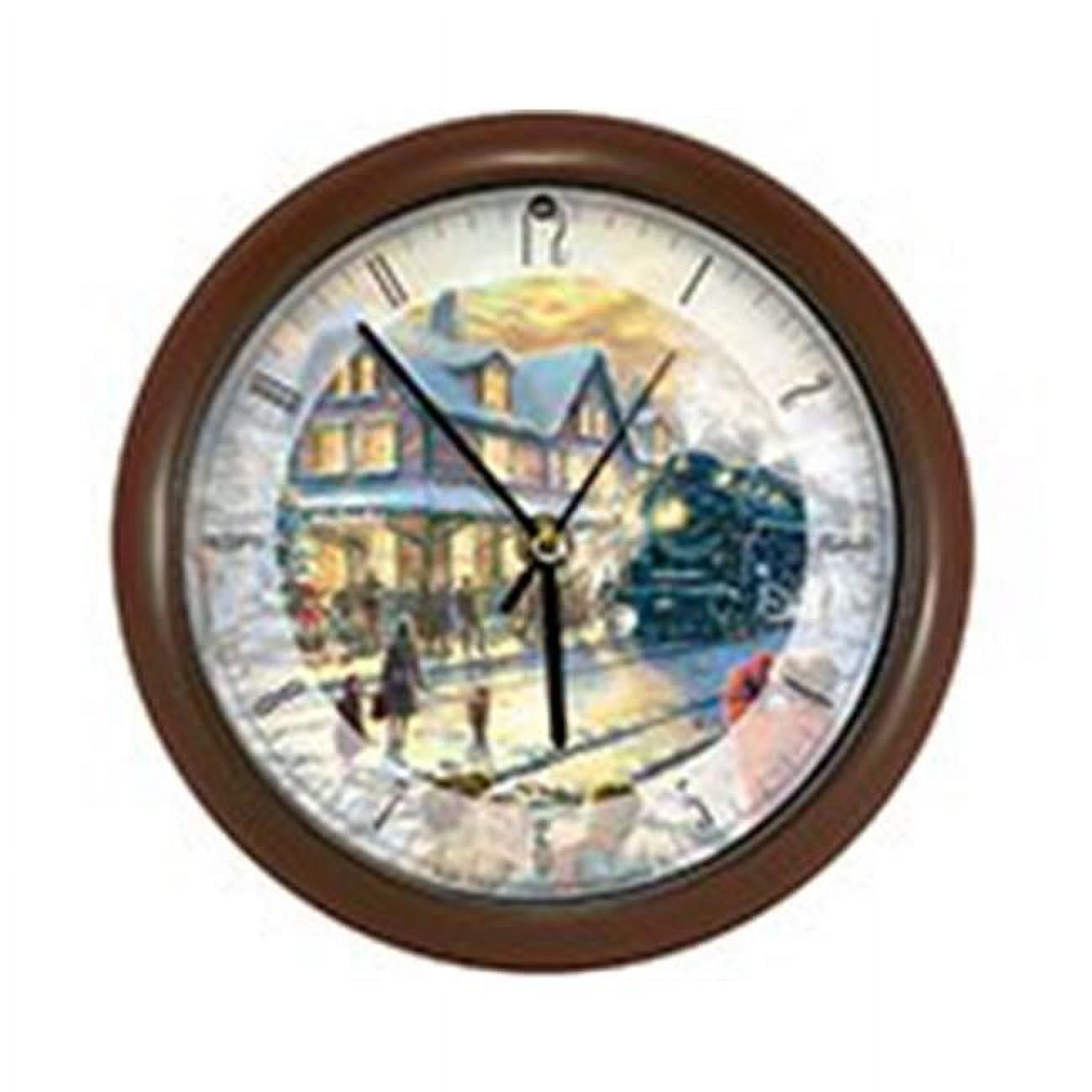 Mark Feldstein MFCLK8TKAAFC All Aboard for Christmas Clock - Walmart.com