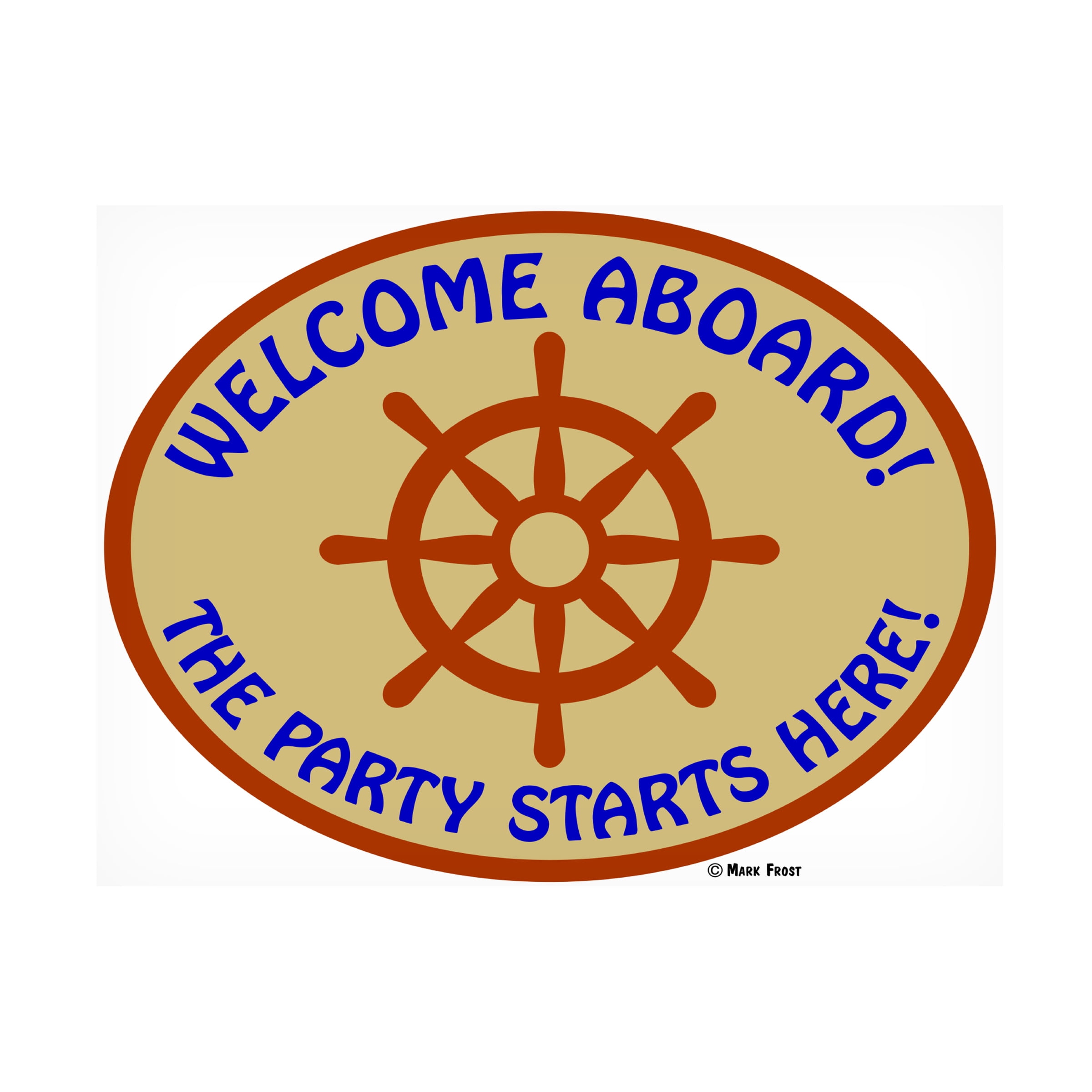 Mark Frost 'Welcome Aboard Party' Canvas Art - Walmart.com