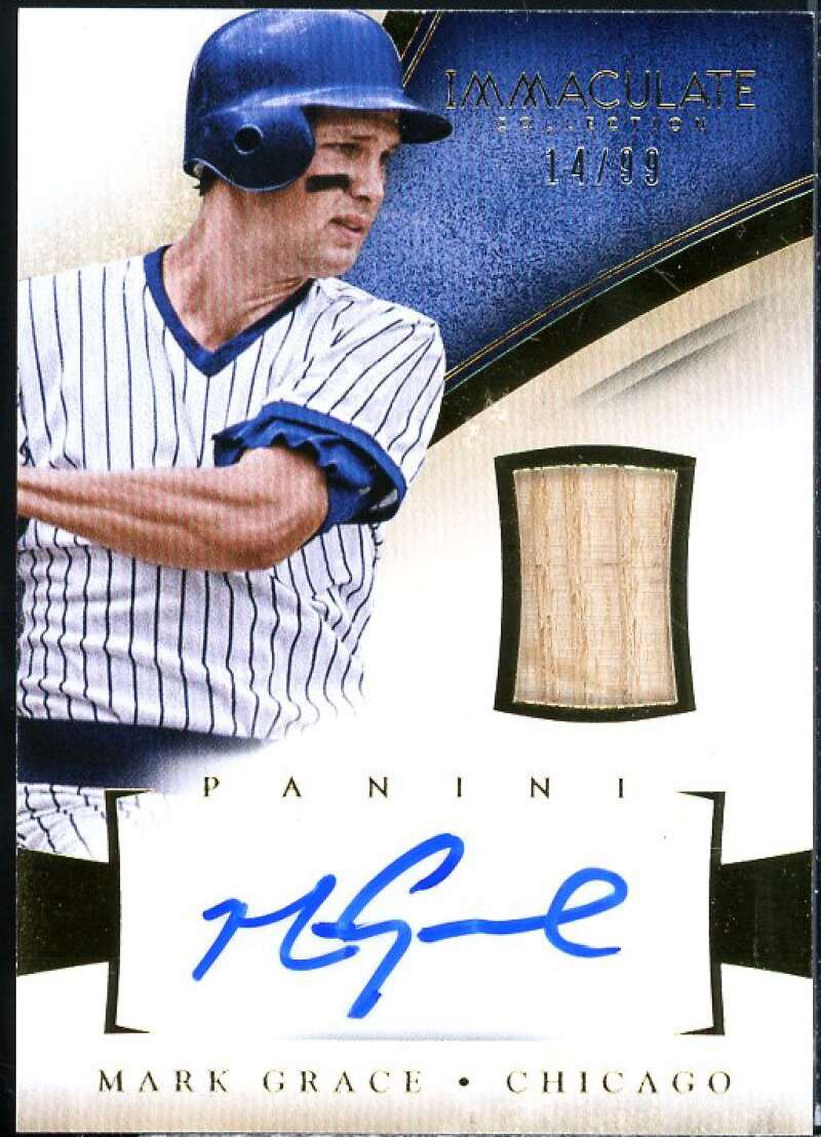Mark Grace Card 2014 Immaculate Collection Immaculate Autograph ...