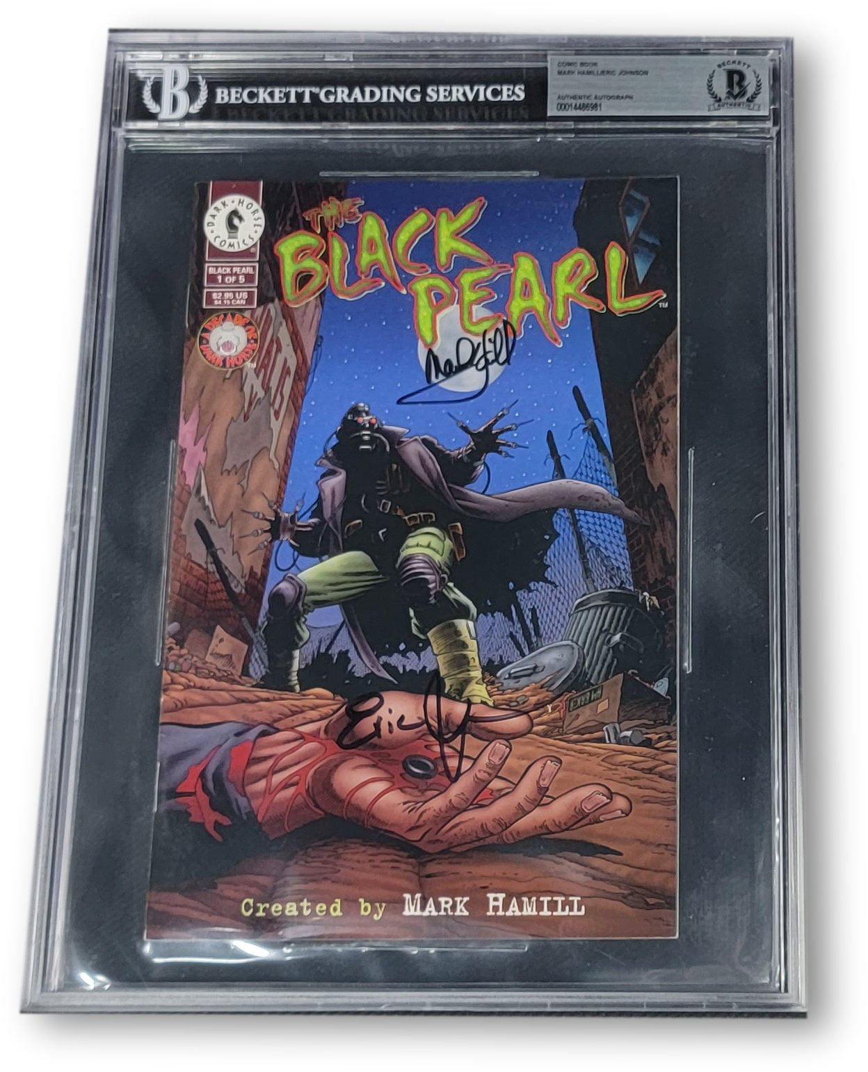 Mark Hamill Eric Johnson Signed Autograph Comic Book Black Pearl ...