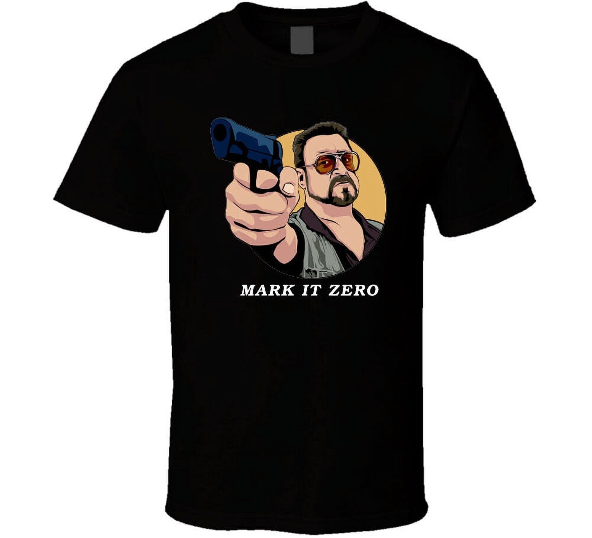 Mark It Zero Funny Movie action silhouette logo shirt T-Shirt tee ...