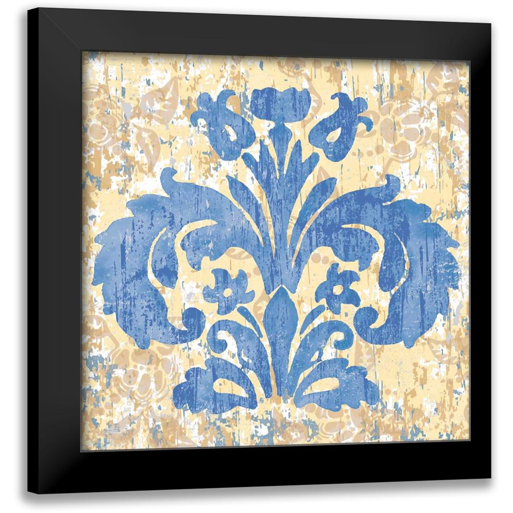 Mark, Leslie 15x15 Black Modern Framed Museum Art Print Titled - Damask ...