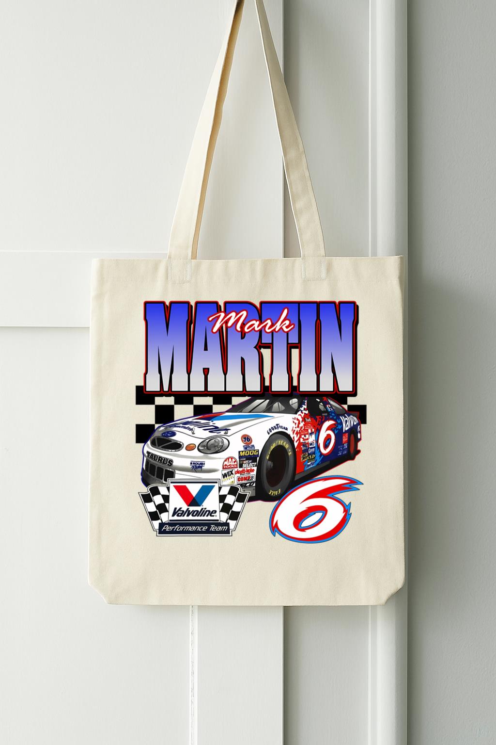 Mark Martin Retro Nascar Design Classic Tote Bag-TH23636 - Walmart.com