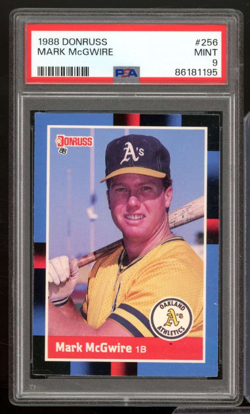 Mark McGwire Card 1988 Donruss #256 PSA 9 - Walmart.com