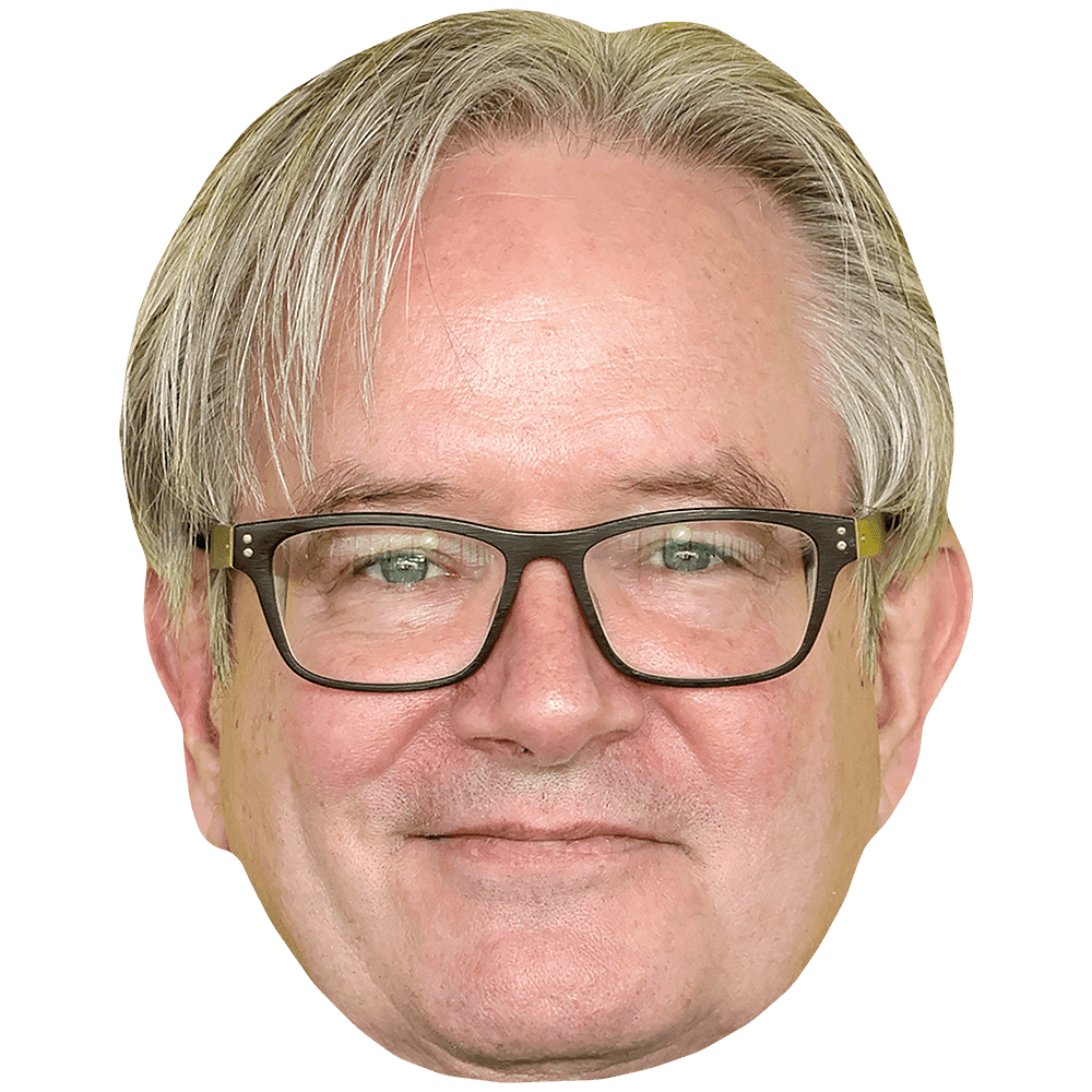 Mark McKinney (Glasses) Celebrity Mask, Flat Card Face, Fancy Dress ...