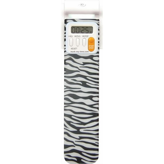 Mark-My-Time LED Book Light with Digital Bookmark and Reading Timer ...