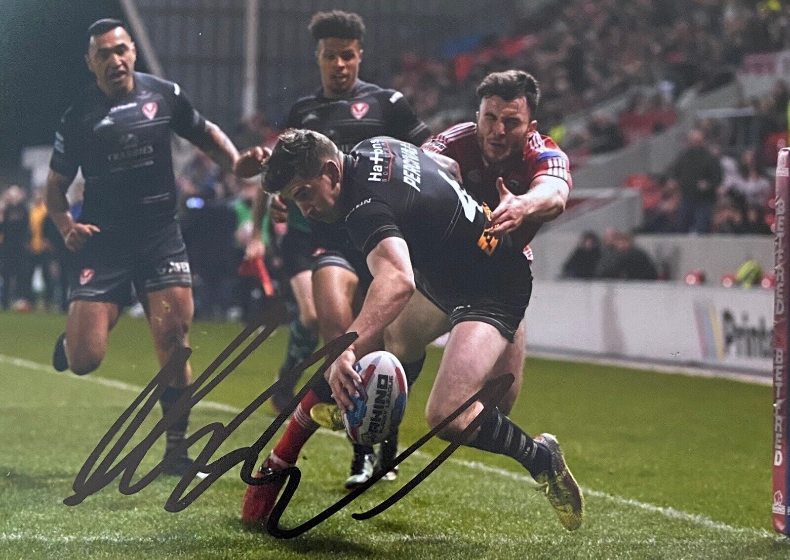 Mark Percival Genuine Hand Signed 6X4 Photo - St Helens 3 - Walmart.com