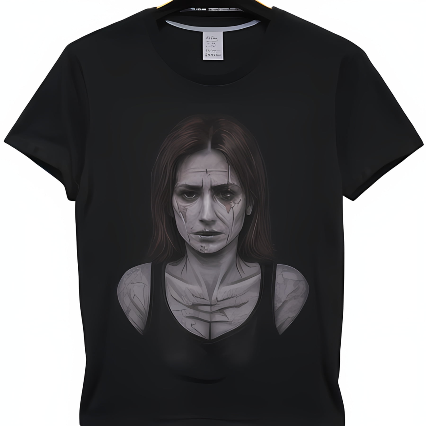 Mark Riddick Woman Portrait Black Dark Circles Design - Walmart.com