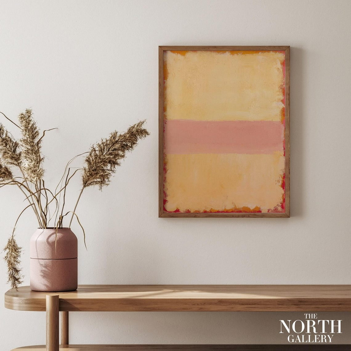 Mark Rothko Art Print, Warm Colors, Exhibition Poster, Abstract ...