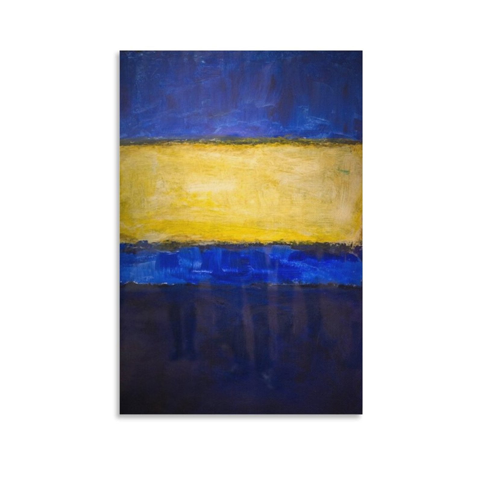 Mark Rothko Dark Blue,yellow Canvas , Rothko Print, Rothko Reproduction ...