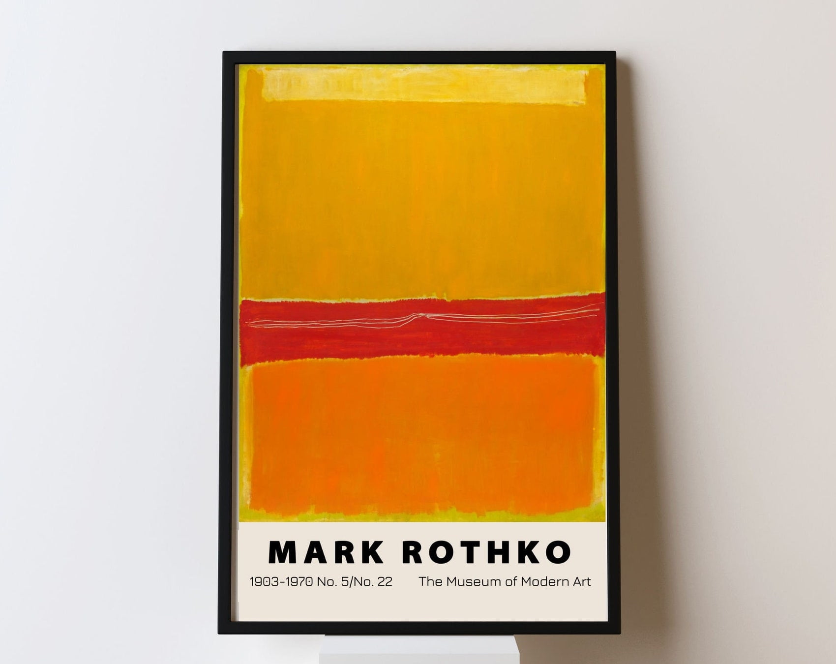 Mark Rothko Exhibition Poster, Mark Rothko Art Print, Abstract Art ...