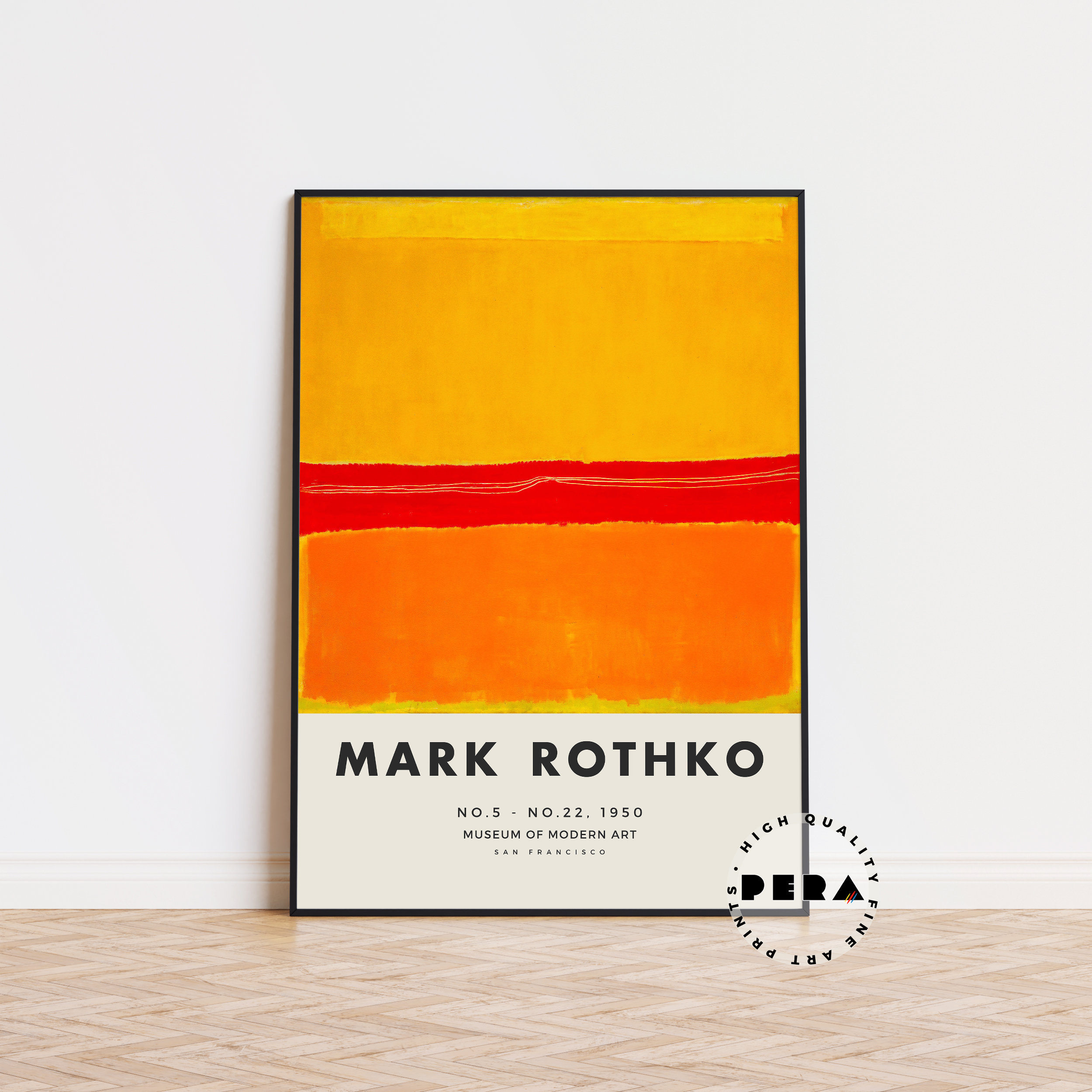 Mark Rothko Exhibition Poster, Mark Rothko Art Poster, Museum Print ...