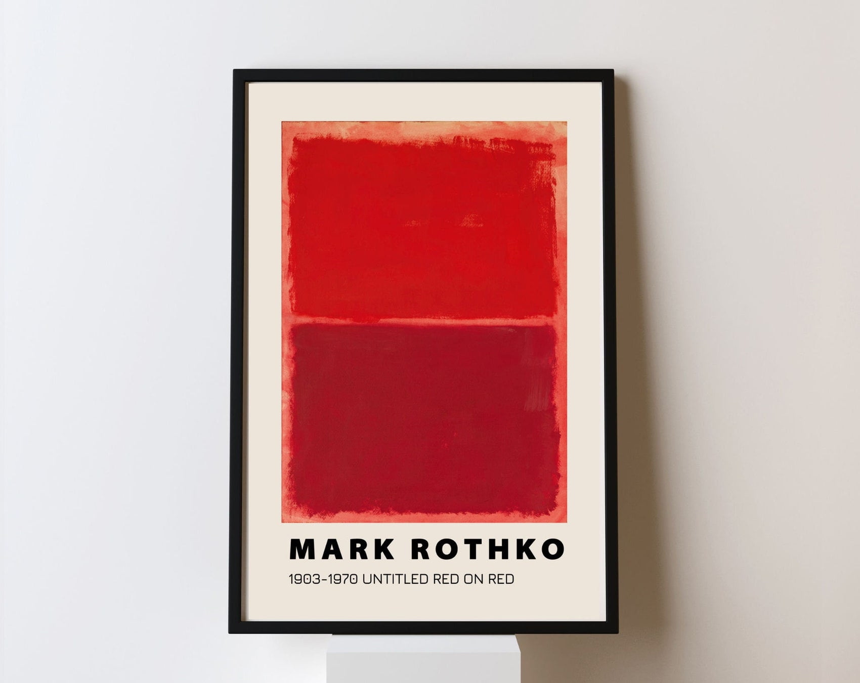 Mark Rothko Exhibition Poster, Mark Rothko Art Print, Abstract Art ...