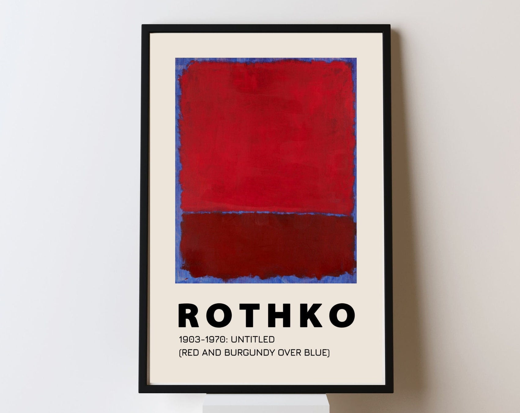 Mark Rothko Exhibition Poster, Mark Rothko Art Print, Abstract Art ...