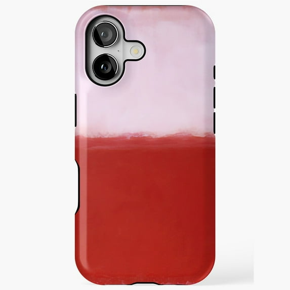 Mark Rothko Minimalist Abstract White Over Red 1957 Mid Century Modern ...