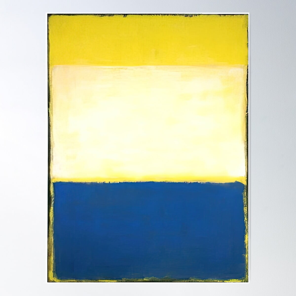 Mark Rothko - No. 6 (Yellow, White, Blue Over Yellow On Gray) - 1954 ...
