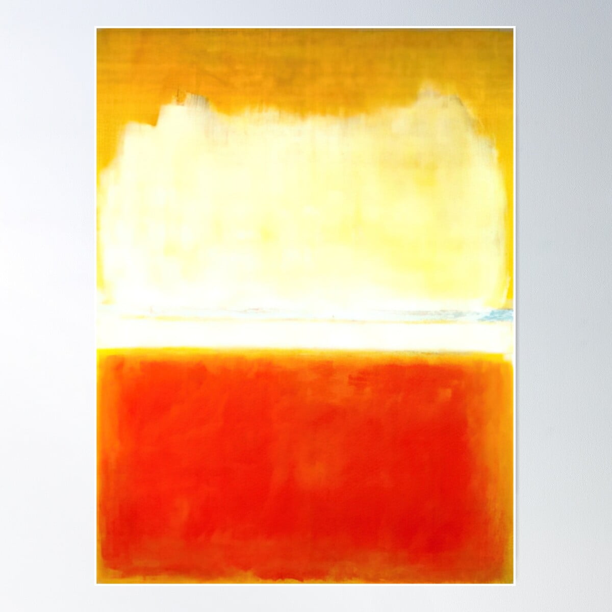 Mark Rothko - No.8 - 1952 Poster Wall Art, Modern Wall Decor For Living ...