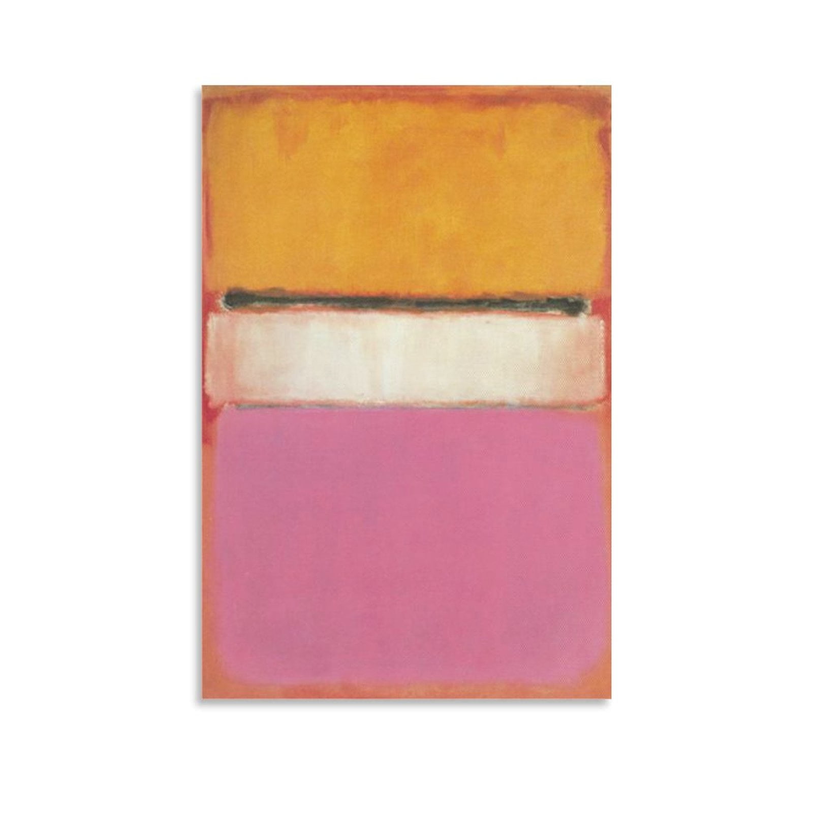 Mark Rothko Painting White Center Yellow Pink And Lavender on Rose 1950 ...