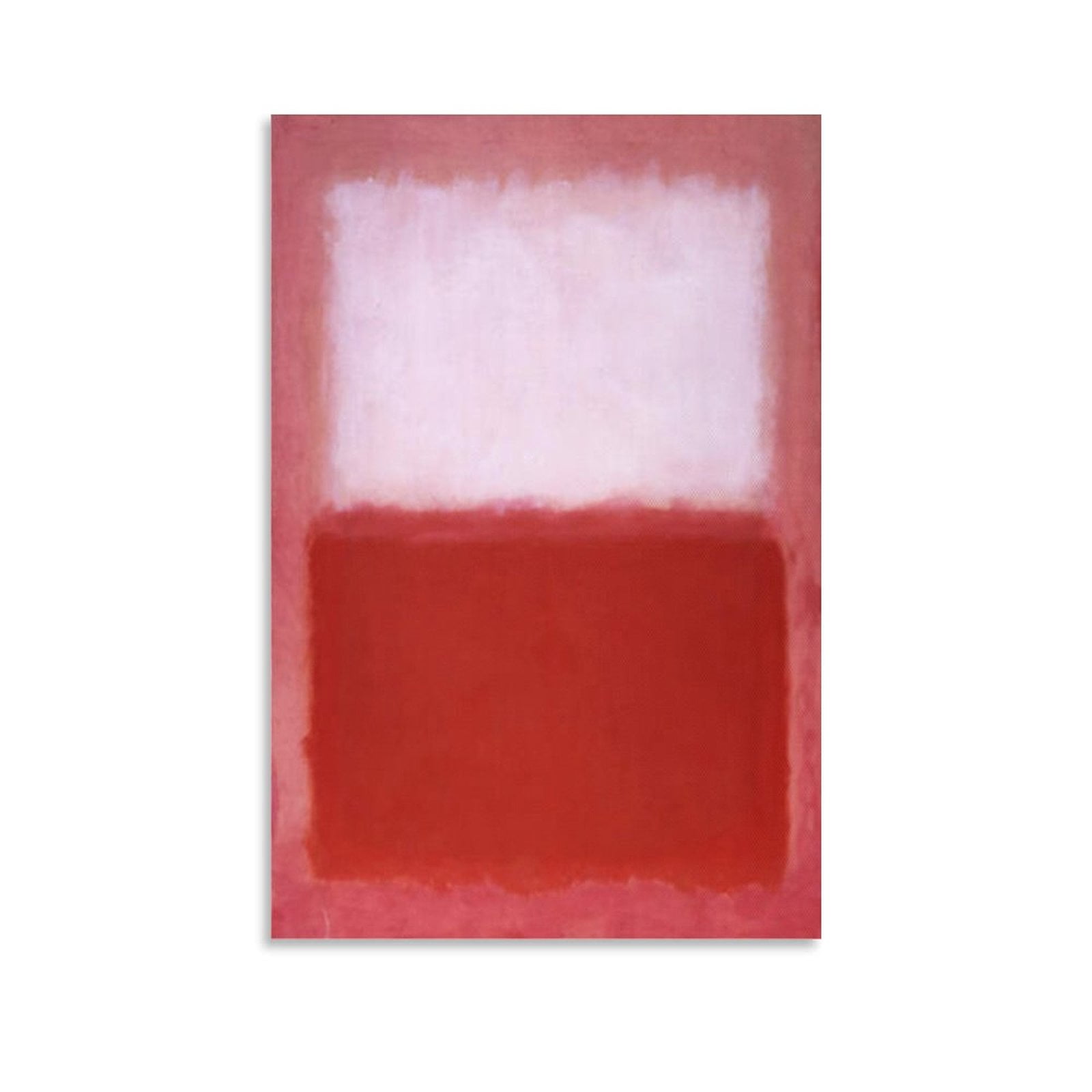 Mark Rothko Painting White Over Red 1957 Print Photo Art Painting ...