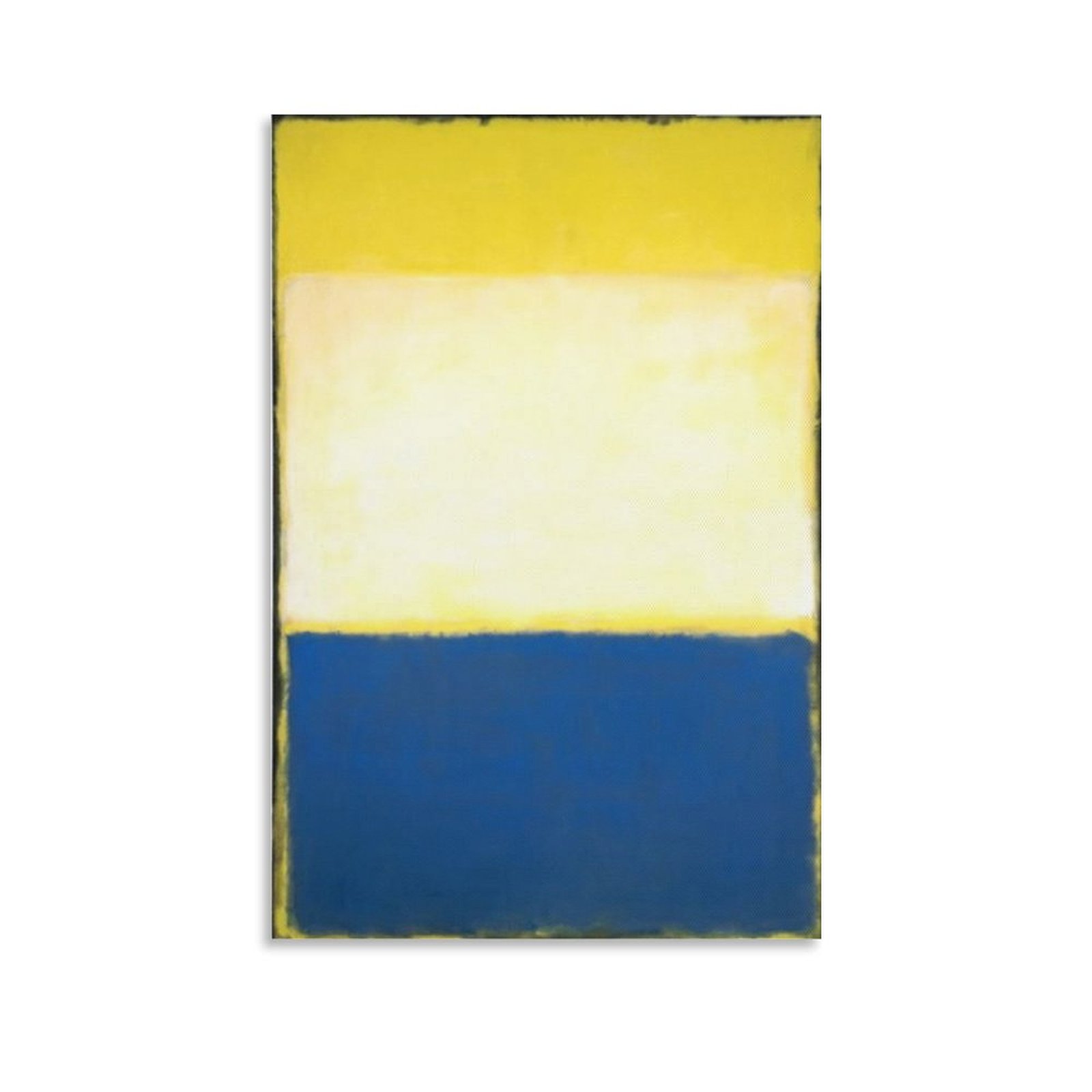 Mark Rothko Painting Yellow White Blue Over Yellow on Gray 1954 ...