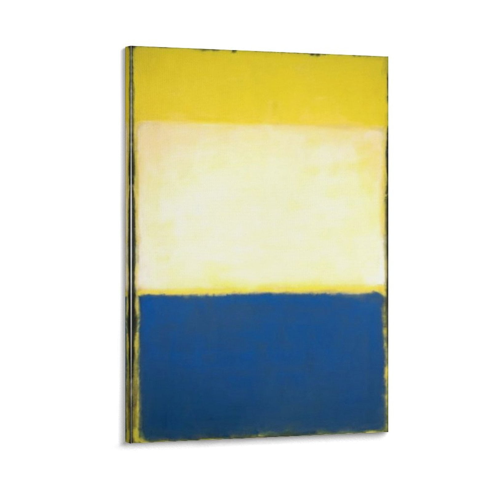 Mark Rothko Painting Yellow White Blue Over Yellow on Gray 1954 Poster ...