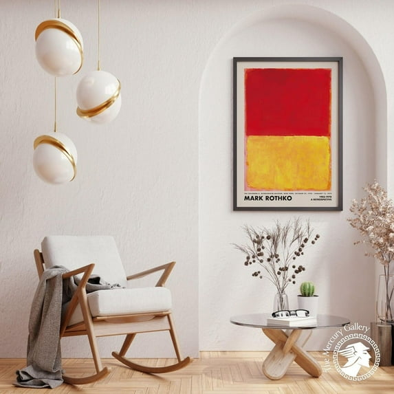 Mark Rothko Poster, Contemporary Abstract Art Print, Museum Quality ...