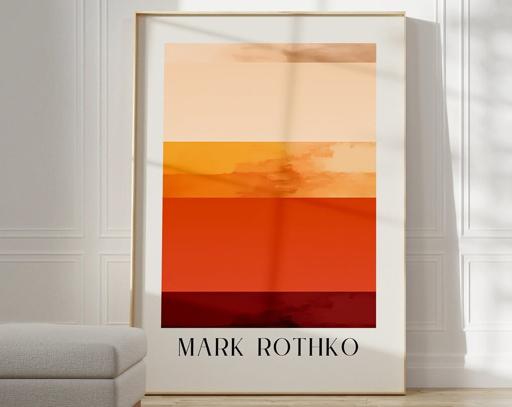 Mark Rothko Poster - A Exhibition Print As Housewarming Gift Or ...