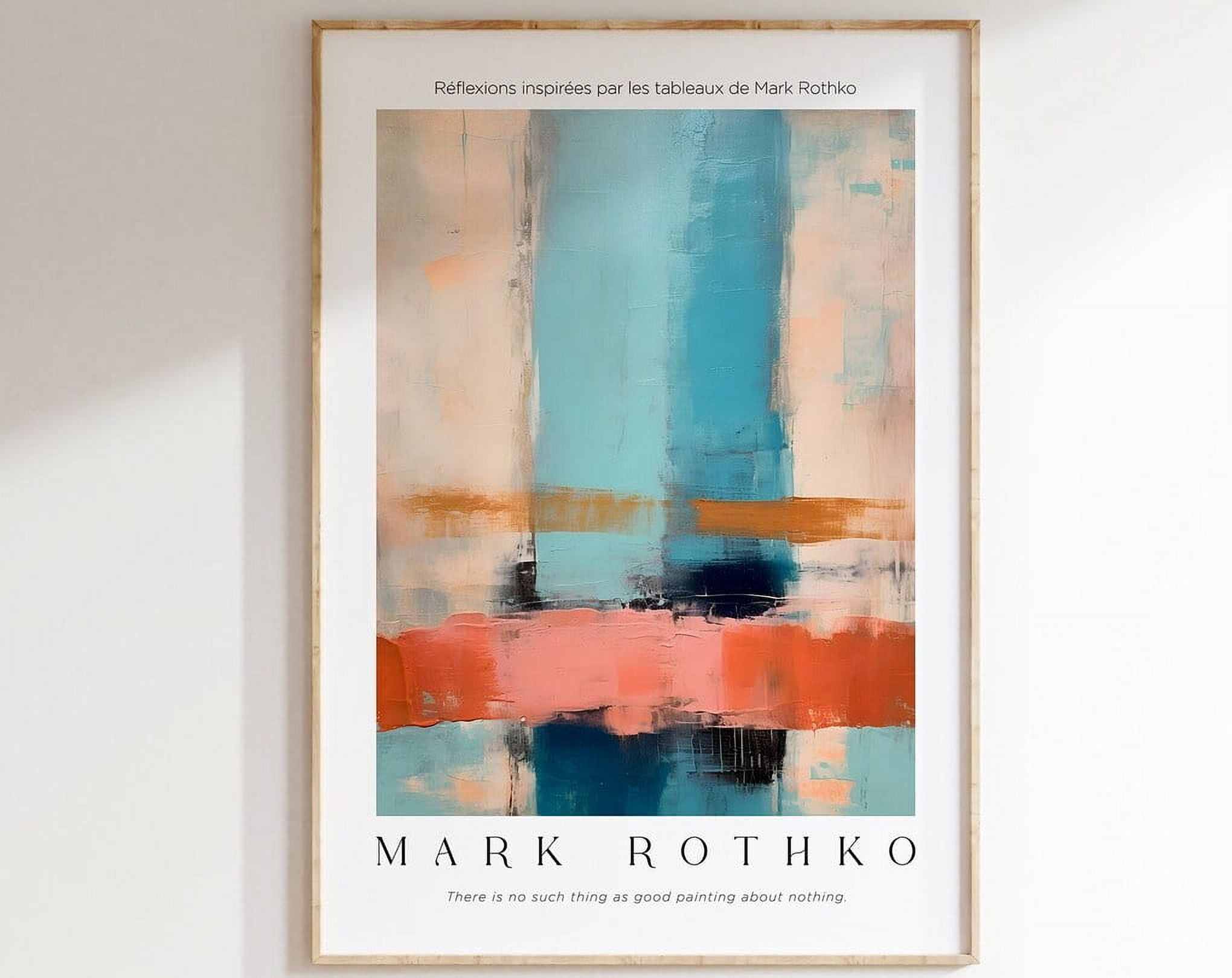 Mark Rothko Poster - A Exhibition Print As Housewarming Gift Or ...